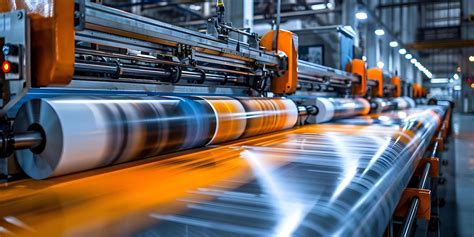 Demonstration Of Industrial Printing Process Using Printing Press And