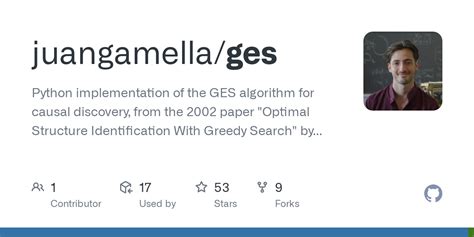 Github Juangamella Ges Python Implementation Of The Ges Algorithm For Causal Discovery From