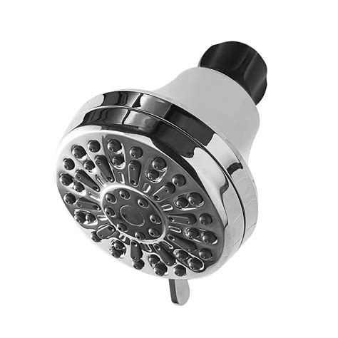 Mainstays 6 Setting Chrome Shower Head 35 Face With Rub Clean