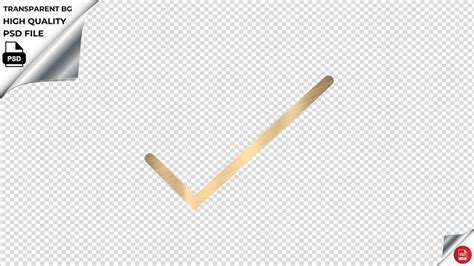 Right Correct True Truth Vector Icon Shining Gold Color Textured Psd