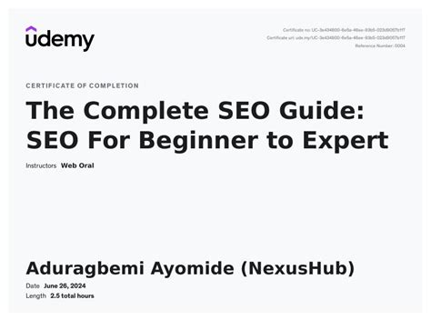 Aduragbemi Ayomide On Linkedin Seo Digitalmarketing Udemy Lifelonglearning Newskills