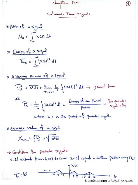continuous time signals pdf