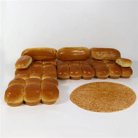 Gab Bois Uses Bread Rolls To Recreate The Camaleonda Sofa By Mario Bellini