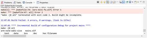 solved cubeide hides errors in the console window stmicroelectronics