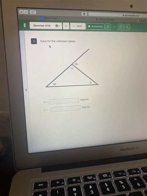 Answered Solve For The Unknown Values Bartleby