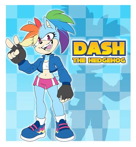 Dash The Hedgehog Mlp X Sonic 1 By Suautib On Deviantart