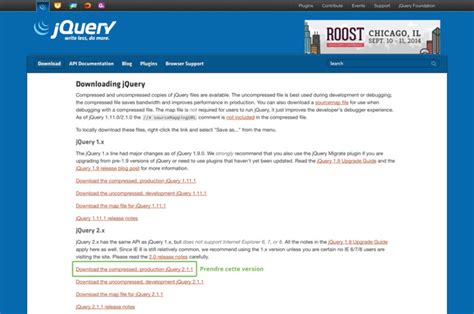 Installation Apprendre JQuery