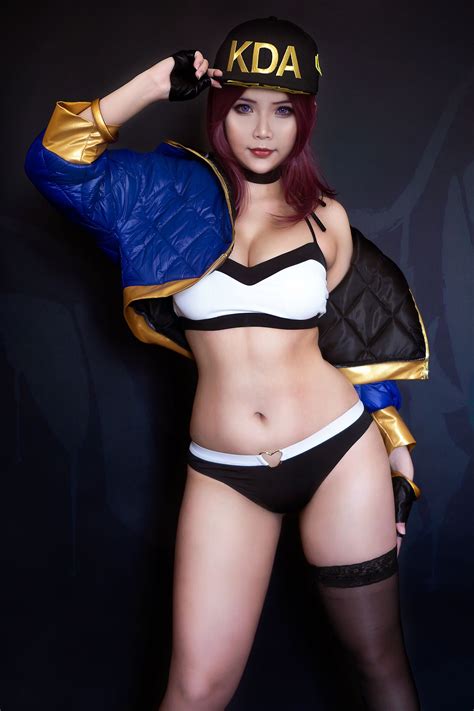 Kda Akali Sexy Version For April Hana Bunny Cosplay Facebook