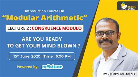 modular arithmetic congruence modulo lecture 02 youtube