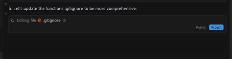 Agent Gets Stuck Editing Gitignore Bug Reports Cursor Community