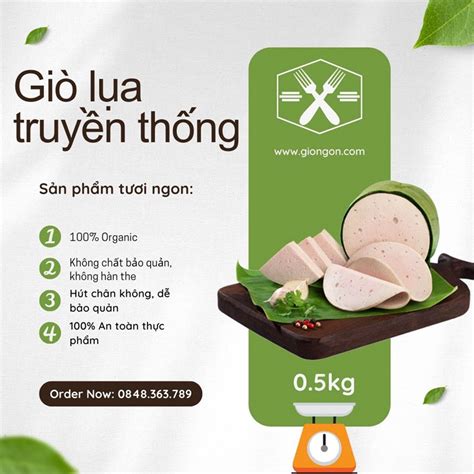 Giò Lụa Truyền Thống Cao Cấp 05kg Giò Ngon