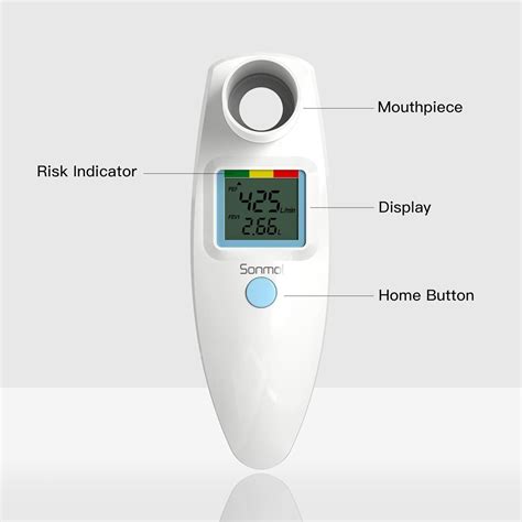 Digital Peak Flow Meter Spirometer Portable Pef Forced Expiratory