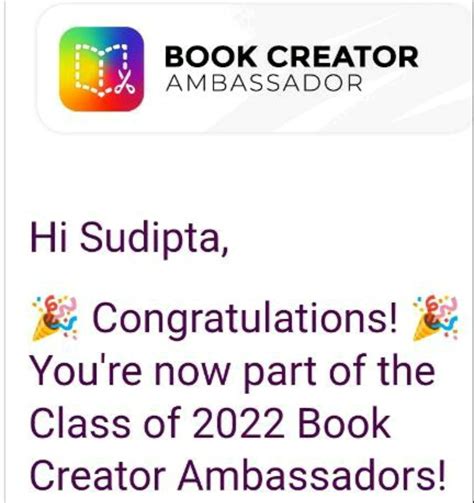 Sudipta Pal Wakelet Ambassador Book Creator Ambassador On Linkedin Achieved One More Goal