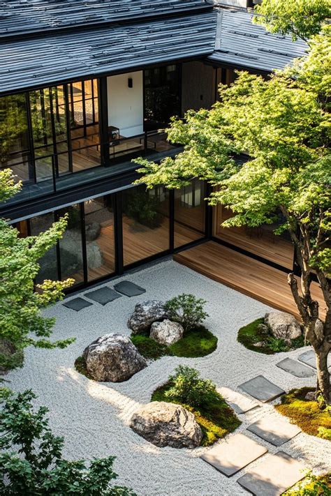 40 Japanese Courtyard Houses That Embrace Full Zen Japanese Courtyard