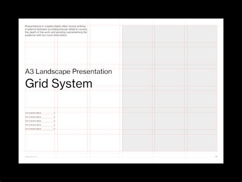 A3 Presentation Grid System For Indesign 2 Behance