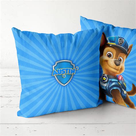 Paw Patrol Chase Pillow Case Personalized
