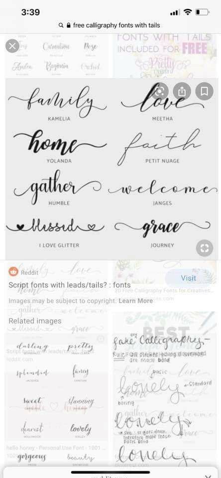 Free Calligraphy Fonts For Silhouette Cameo
