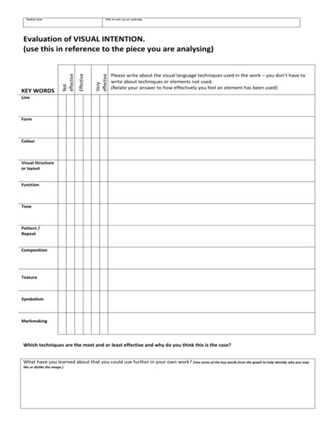 Analysis Of Visual Language