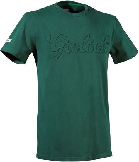 Grolsch Shirt Groen Met Embossing S Bol