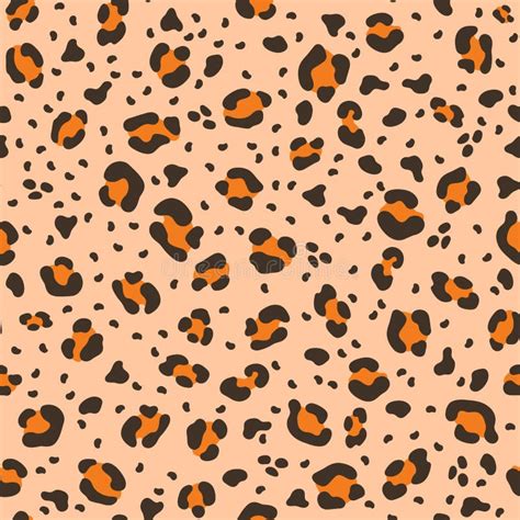 Leopard Seamless Vector Pattern Design For Textile Stock Vector