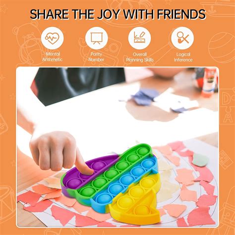 Fidget Pack Push Pop Bubble Fidget Sensory Toy Fidget Toys For Stress