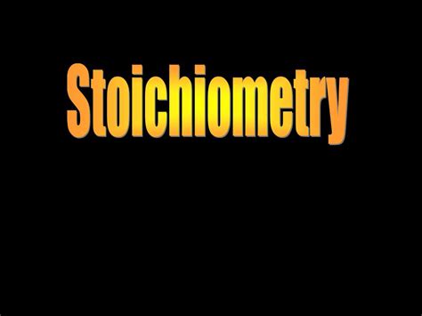 PPT Understanding Stoichiometry Balancing Equations Calculations PowerPoint Presentation