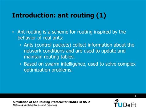 Ppt Simulation Of Ant Routing Protocol For Ad Hoc Networks In Ns 2