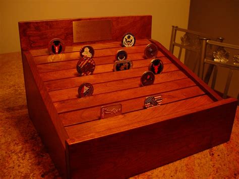 Cherry Coin Medallion Display Case Maker Marketplace