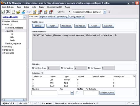Manipular Base De Datos Sqlite De App Android
