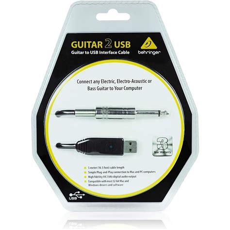 Interface Usb Guitar2usb Rocksmith Enregistrement Etc Add Tronique