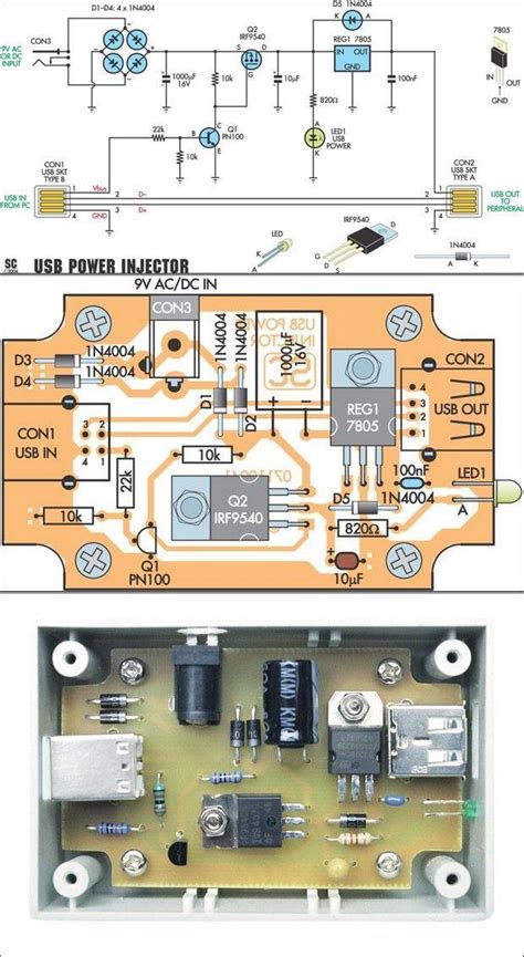 USB Power Boost Circuit Electronics Projects Circuits