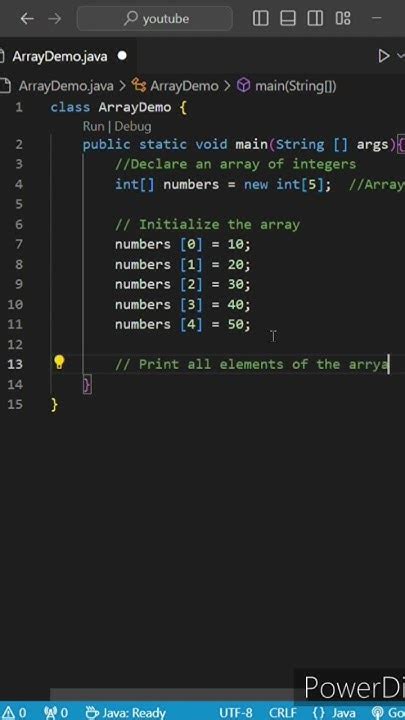 Learn The Basics Of Arrays In Java 🚀 Perfect For Beginners 💻 Javaarrays Fixltcoders Youtube