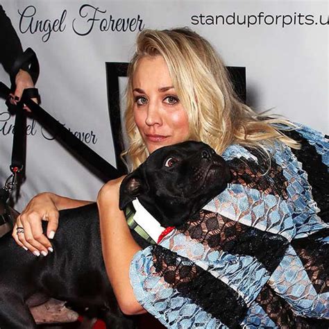 Kaley Cuoco Pets Celebrity Pets