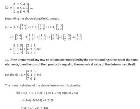 Properties Of A Determinant Homework Help In Math Homework1