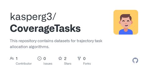 Github Kasperg3coveragetasks This Repository Contains Datasets For Trajectory Task
