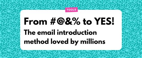 From And To Yes The Email Introduction Method Loved By Millions — We