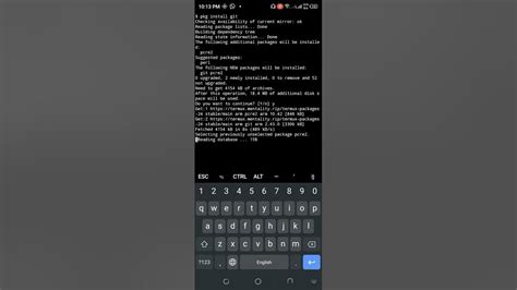 How To Install Git In Termux Youtube