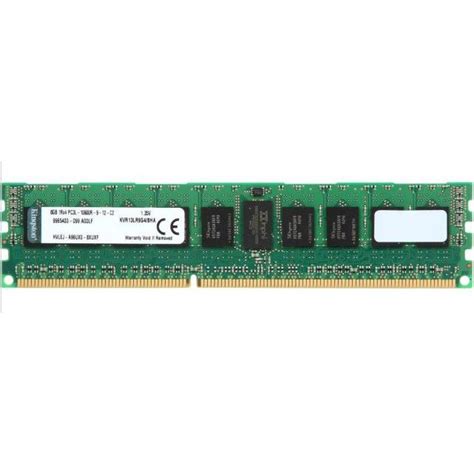 Kingston 8gb 240 Pin Ddr3 Sdram Ecc Registered Ddr3 1333 Pc3 10700 Server Memory Model