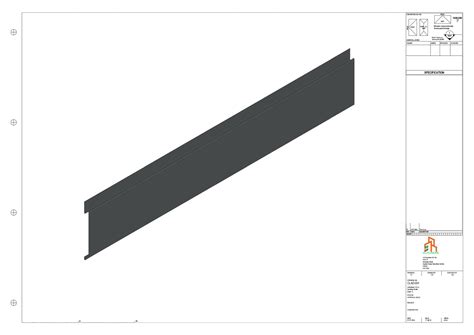 Aluminium Cladding Type 1 Straight 3000mm Aluminium Cladding Ltd