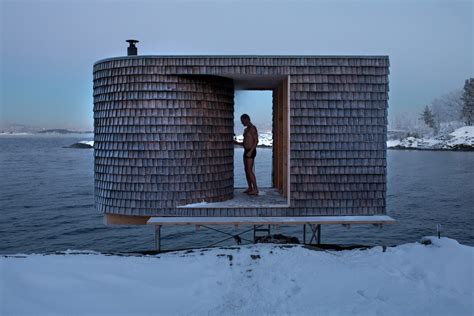 Oslo Works Perches The Hotspot Sauna On Coast Of Norway