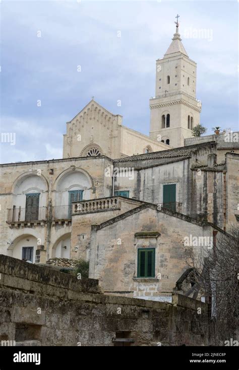 Panorama Of The Sassi Di Matera The Sasso Sasso Caveoso And The Sasso Barisano The Churches