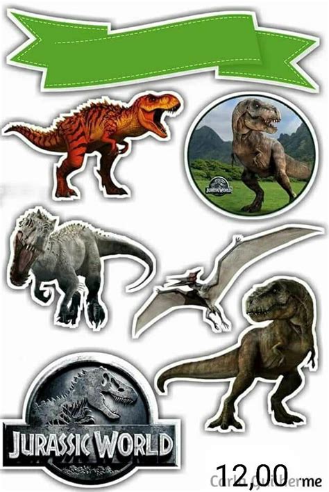 Blue Jurassic World Cake Topper At Ona Prouty Blog