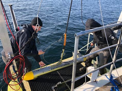 Side Scan Sonar Undersökning Och Sjömätning Ocean Discovery