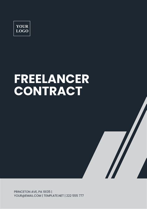 Free Simple Contract Cover Page Template To Edit Online