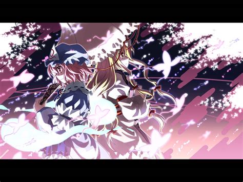 Yakumo Yukari And Saigyouji Yuyuko Touhou Drawn By Yuuki Tatsuya Danbooru