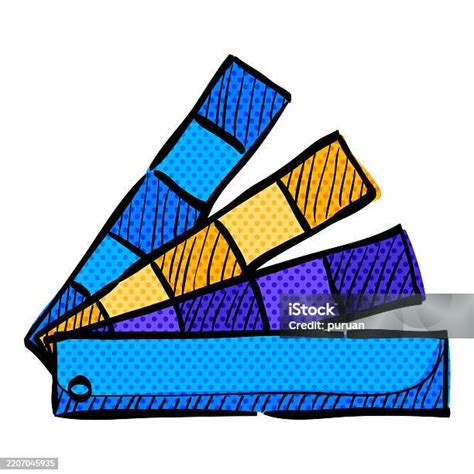 색상 견본 하프 톤 아이콘 손으로 그린 색상 벡터 일러스트 레이 션 0명에 대한 스톡 벡터 아트 및 기타 이미지 0명 Cmyk 가득 찬 Istock