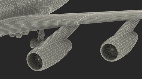 Long Range Airoplane Simple Interior 3d Model 99 Obj Ma Max Upk