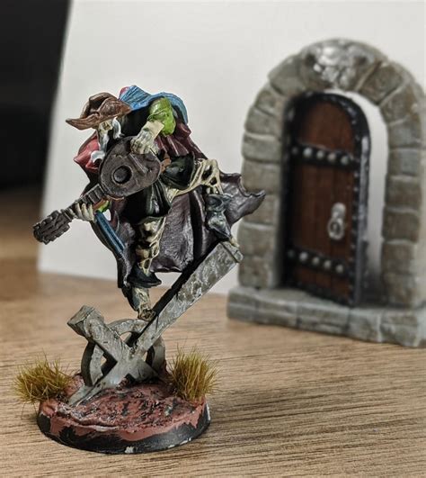 Bard Skeleton For Halloween Mini By Last Sword Rminipainting