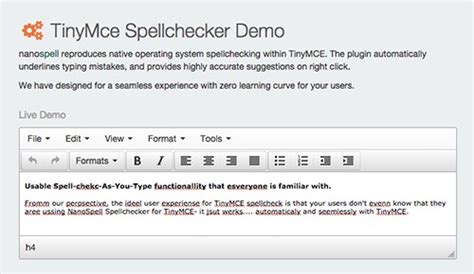 Tinymce Spellchecker Demo F2348e0 Review And Download