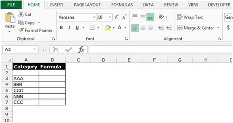 Retrieving The Value Of The First Non Blank Cell In A List In Microsoft